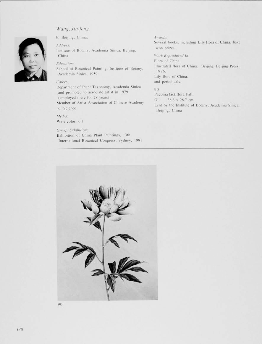 Wang, Jin-feng | Catalogue of the International Exhibition of Botanical ...
